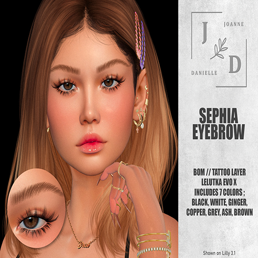 Second Life Marketplace - [GIFT] ANICE - Sephia Eyebrow [GIFT] EVO X